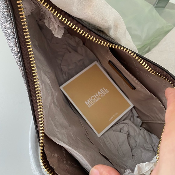 Michael Kors | Bags | Michael Kors Cora Large Logo Shoulder Bag | Poshmark